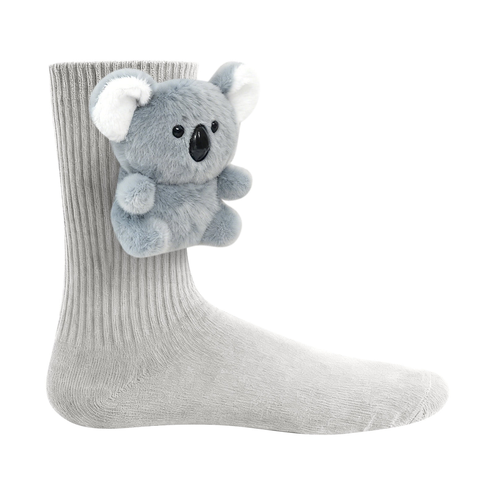 Domzest 2026 NEW Christmas 3D Knit koala Socks for Unisex, Cozy Cute Hand Crochet Knit Sock ...