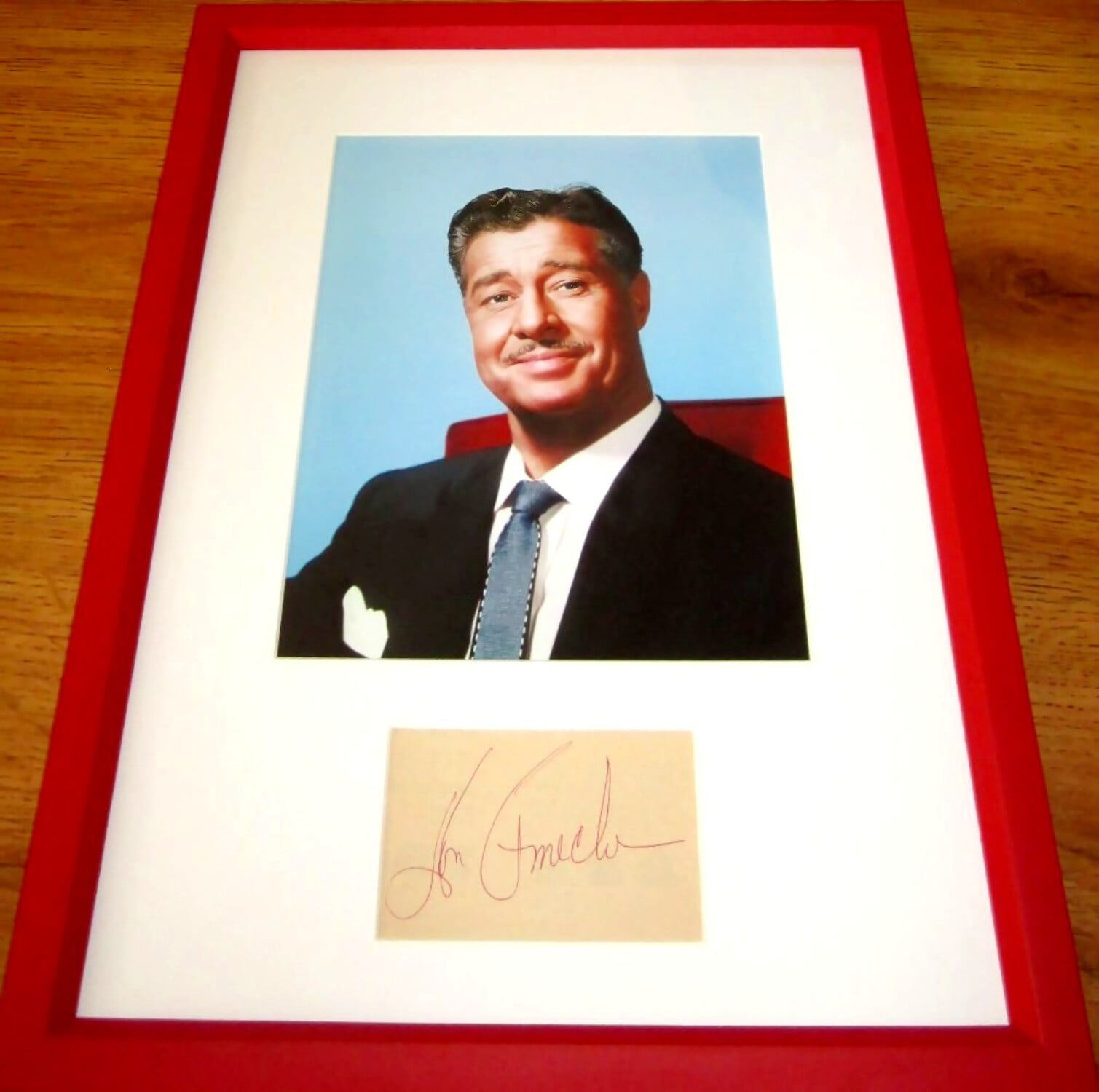 Don Ameche autograph custom framed with vintage 8x10 portrait photo ...