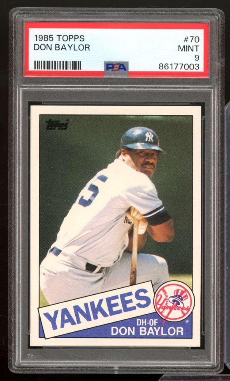 Don Baylor Card 1985 Topps #70 PSA 9 - Walmart.com