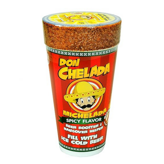 Don Chelada Michelada Cup Spicy Count 12 - 24 oz - Walmart.com