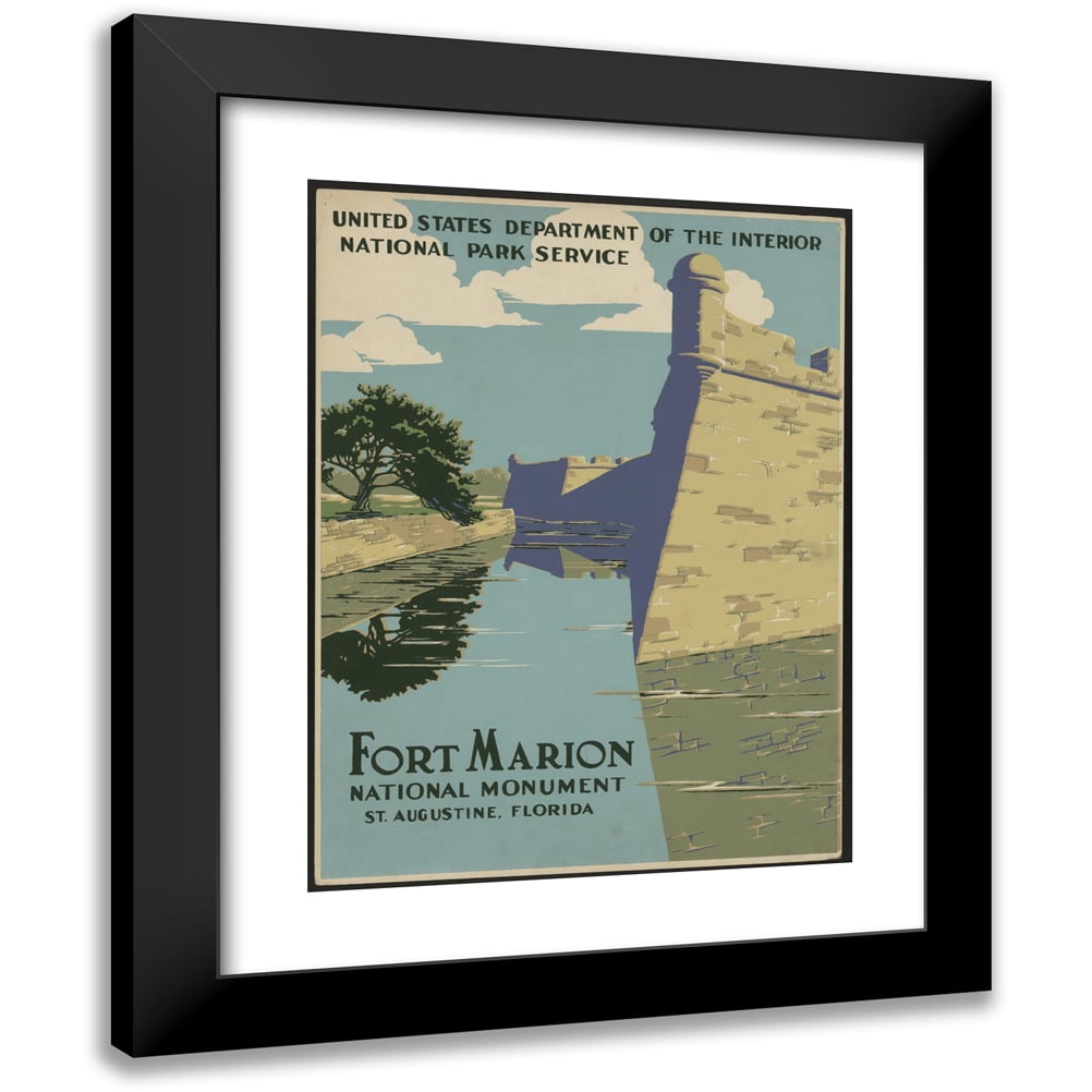 Don Chester Powell 12x14 Black Modern Framed Museum Art Print Titled ...