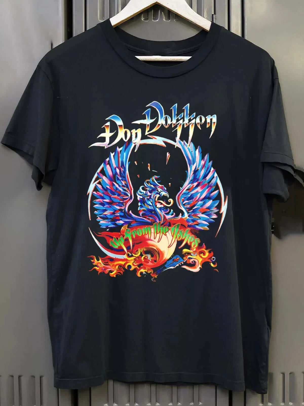 Don Dokken - Up From The Ashes Short Sleeve Black All Size Shirt ...