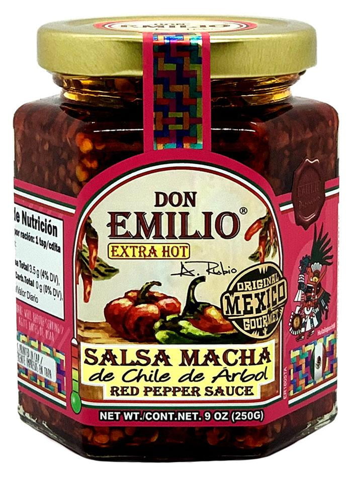 Don Emilio Red Pepper Salsa Macha – EXTRA HOT - Walmart.com
