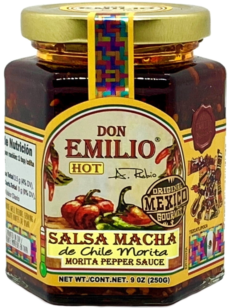 Don Emilio Salsa Macha Morita, Spicy Chili Crisp Oil Sauce, Vegan, Keto ...