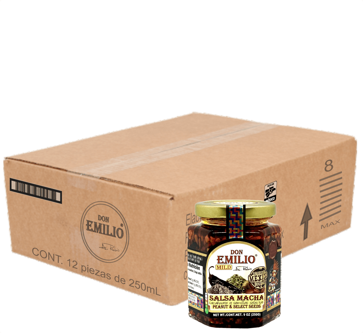 Don Emilio Salsa Macha with Peanut & Select Seeds– MILD - Walmart.com