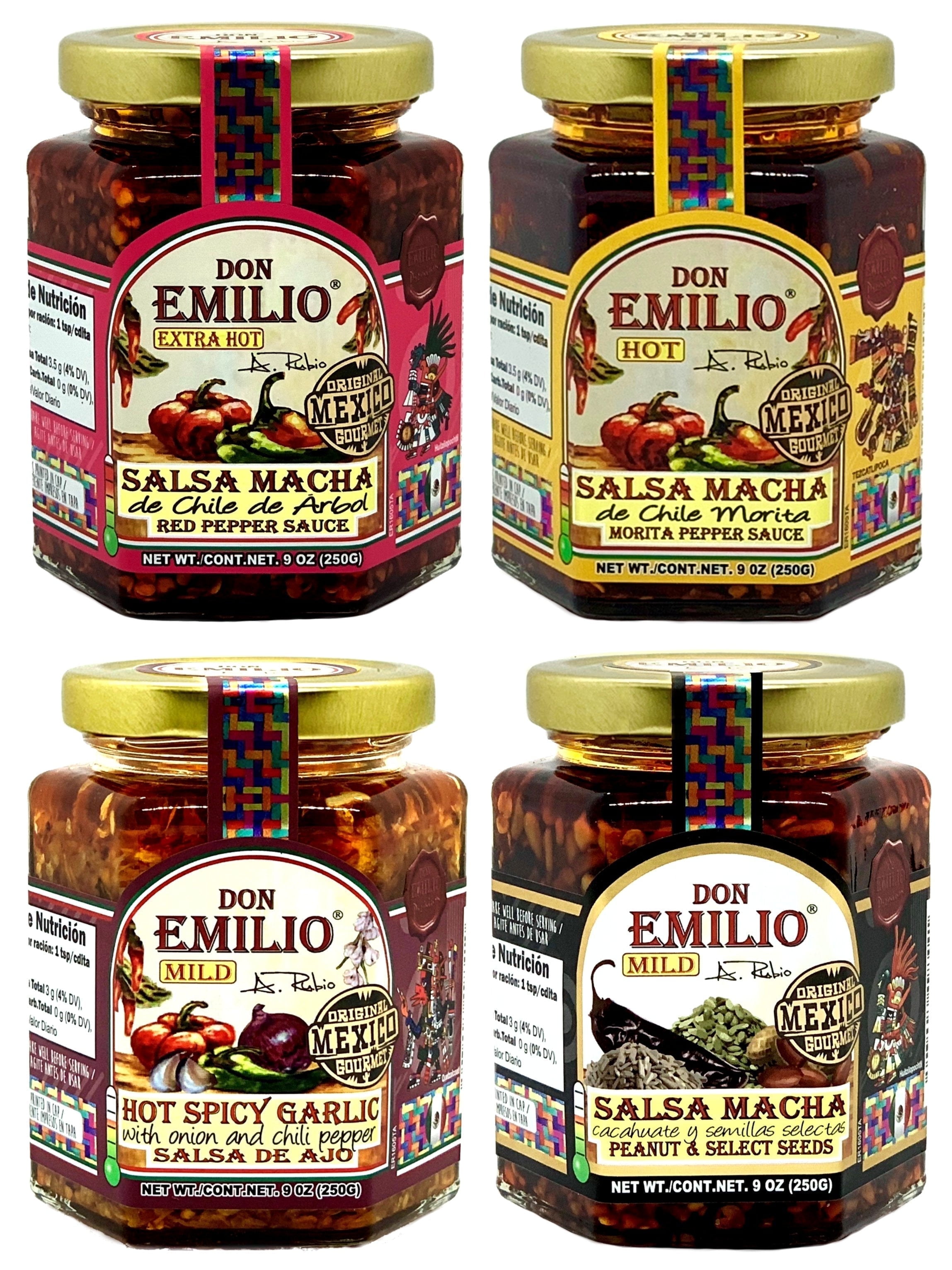 Don Emilio MILD Salsa Macha with Peanut & Select Seeds - Authentic ...