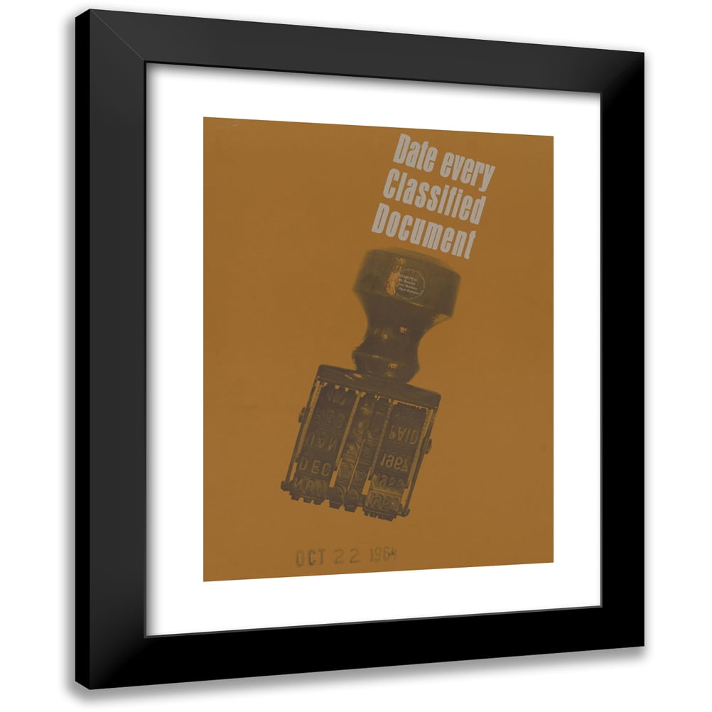 Don Ferguson 14x18 Black Modern Framed Museum Art Print Titled - Date ...