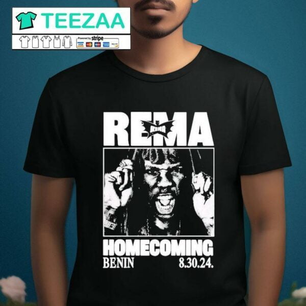Don Jazzy Wearing Rema Homecoming Benin 8 30 24 Shirt - Walmart.com