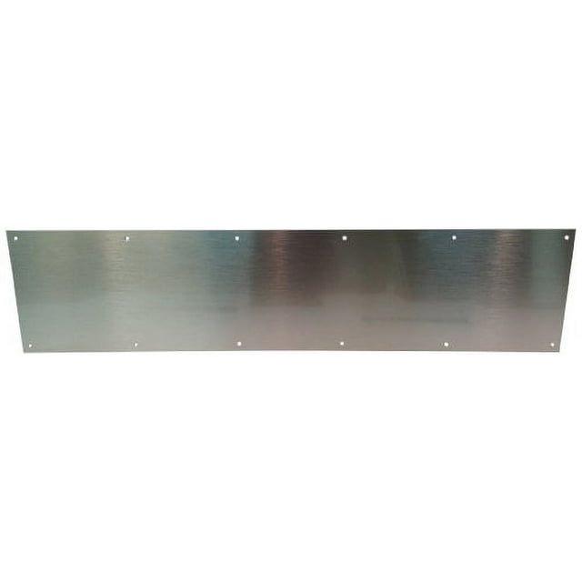 Don-Jo 90 Metal Kick Plate, Satin Stainless Steel Finish, 34" Width x 8 ...
