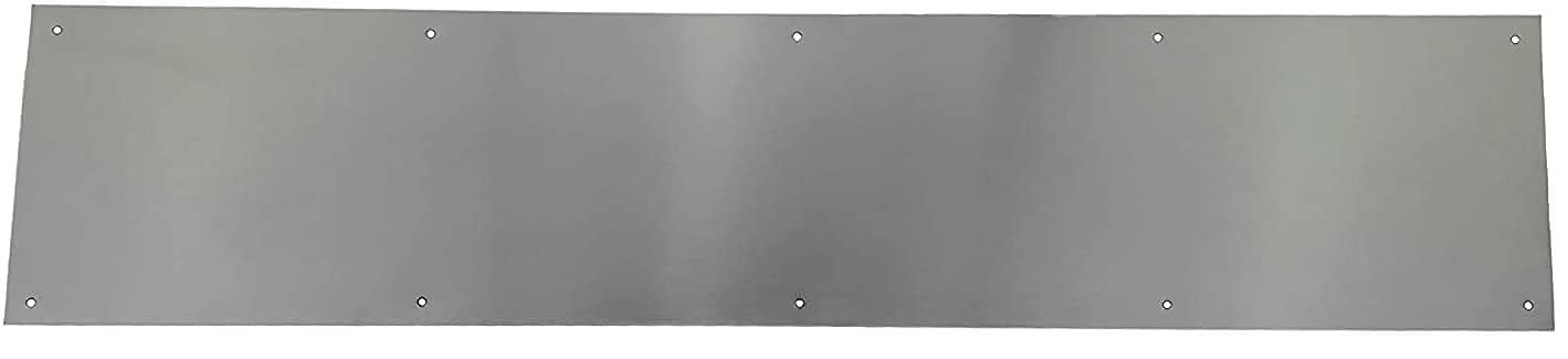 Don-Jo 90 Metal Kick Plate, Satin Stainless Steel Finish, 36" Width x 8 ...