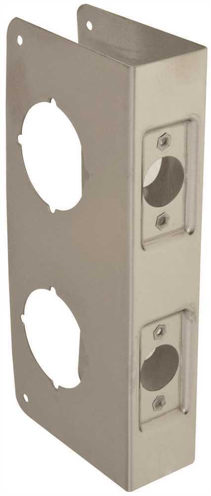 Don Jo 942-S-CW DON-JO WRAP-AROUND, LOCKSET AND DEADLOCK PLATE, 9 IN ...