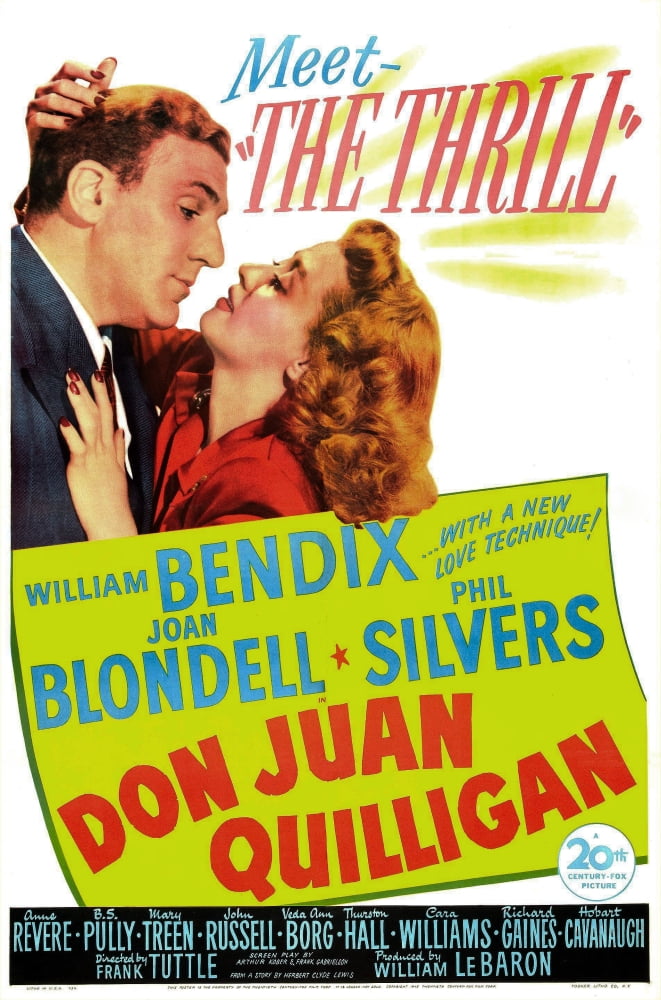 Don Juan Quilligan U Movie Poster Masterprint - Walmart.com