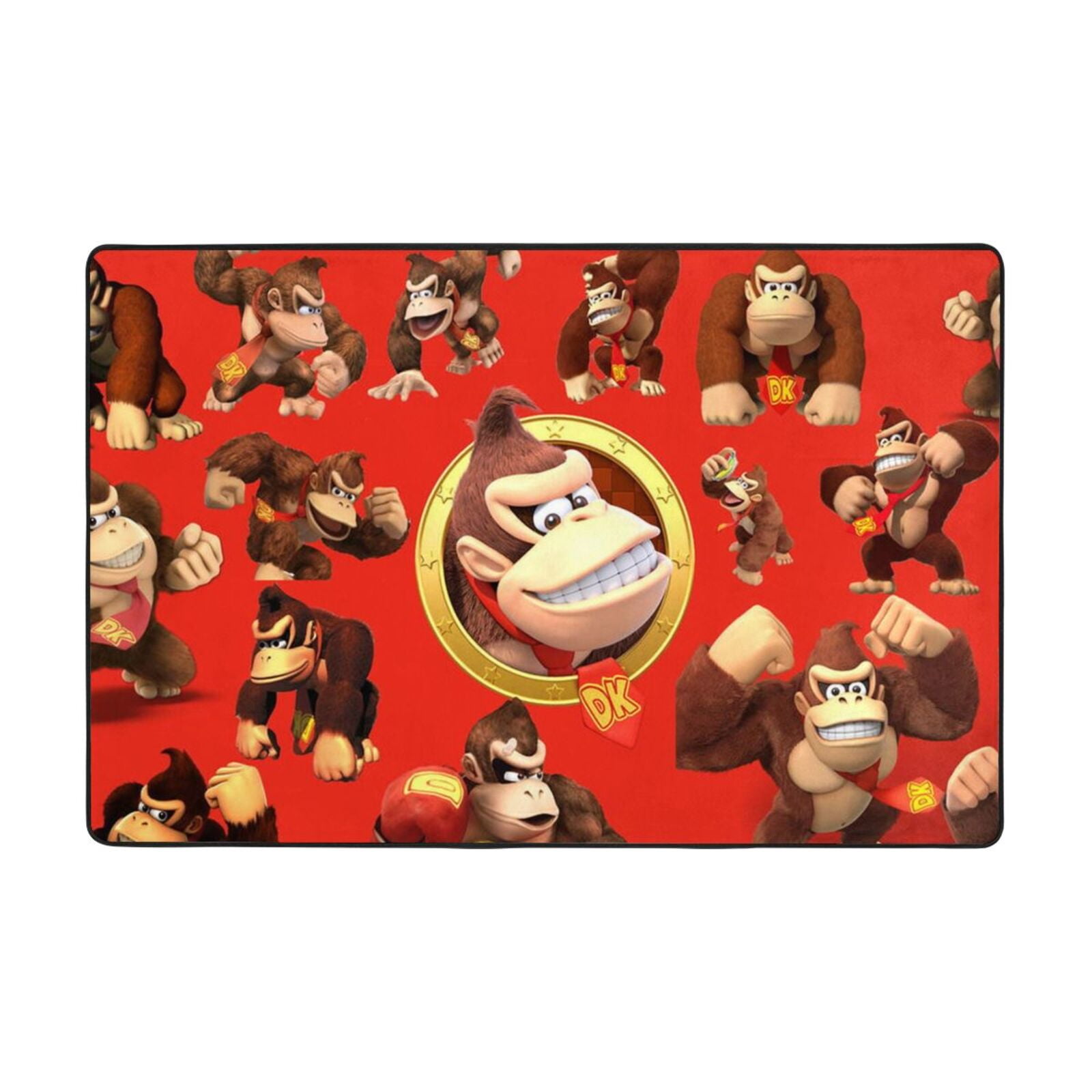 Don-Key Kon Area Rug Cartoon Rugs Non-Slip Soft Carpet Soft Floor Mats ...