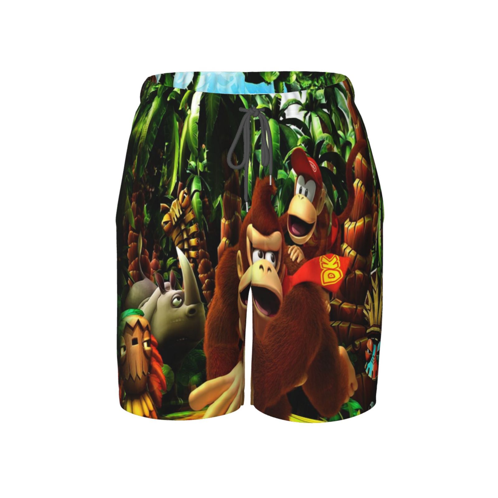 Don-Key Kon Swim Trunks For Boys Beach Short With Drawstring Swimsuit ...