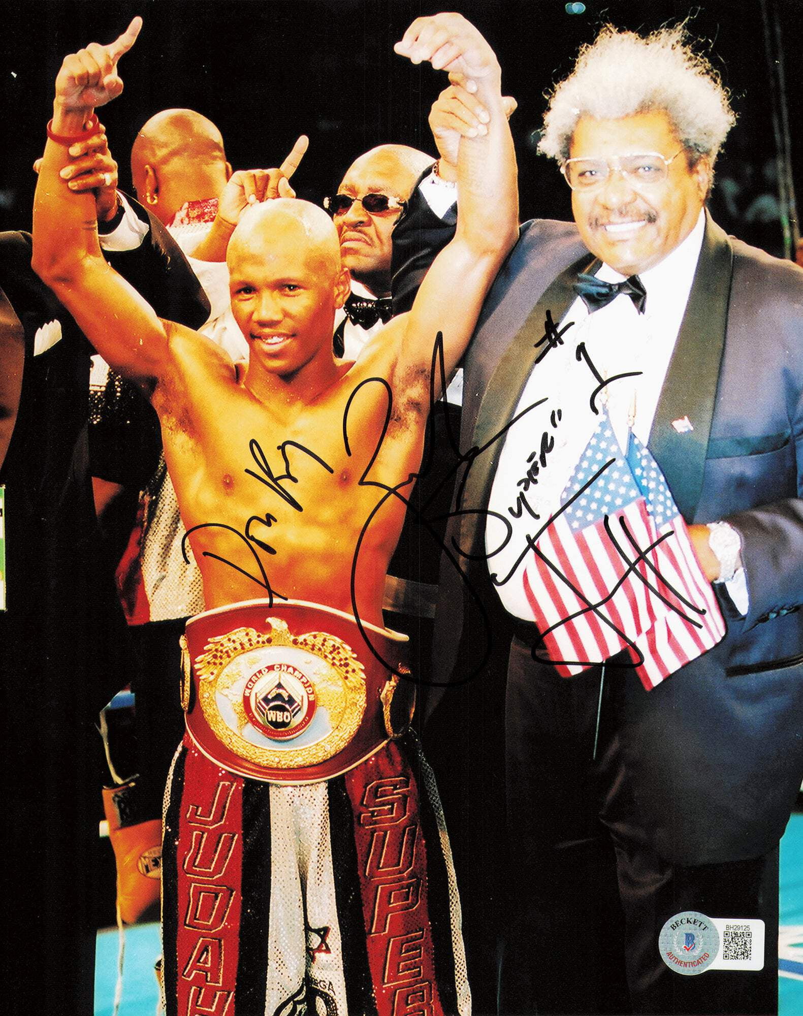 Don King Zab Judah Autographed 8x10 Photo Beckett BAS QR #BH29125 ...