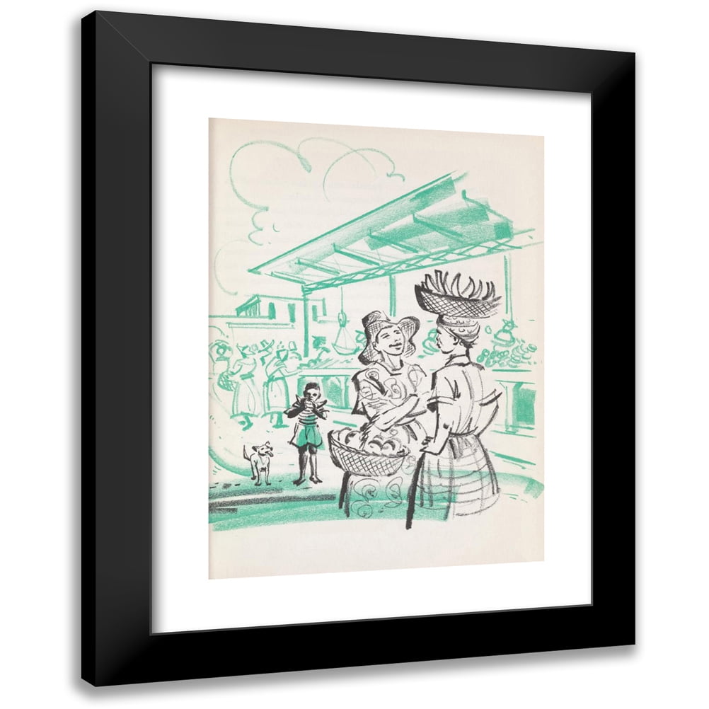 Don Lambo 11x14 Black Modern Framed Museum Art Print Titled - Getting to Know the Virgin Islands ...