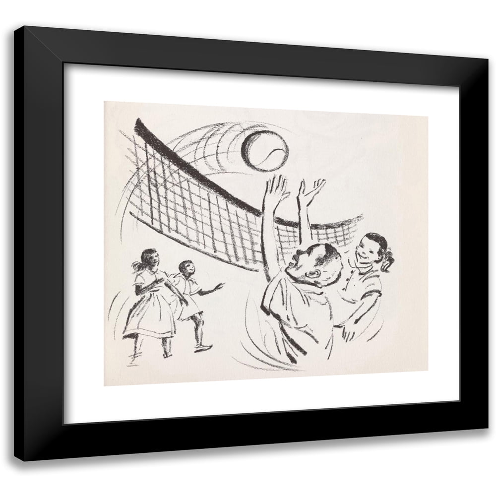 Don Lambo 14x12 Black Modern Framed Museum Art Print Titled - Getting ...
