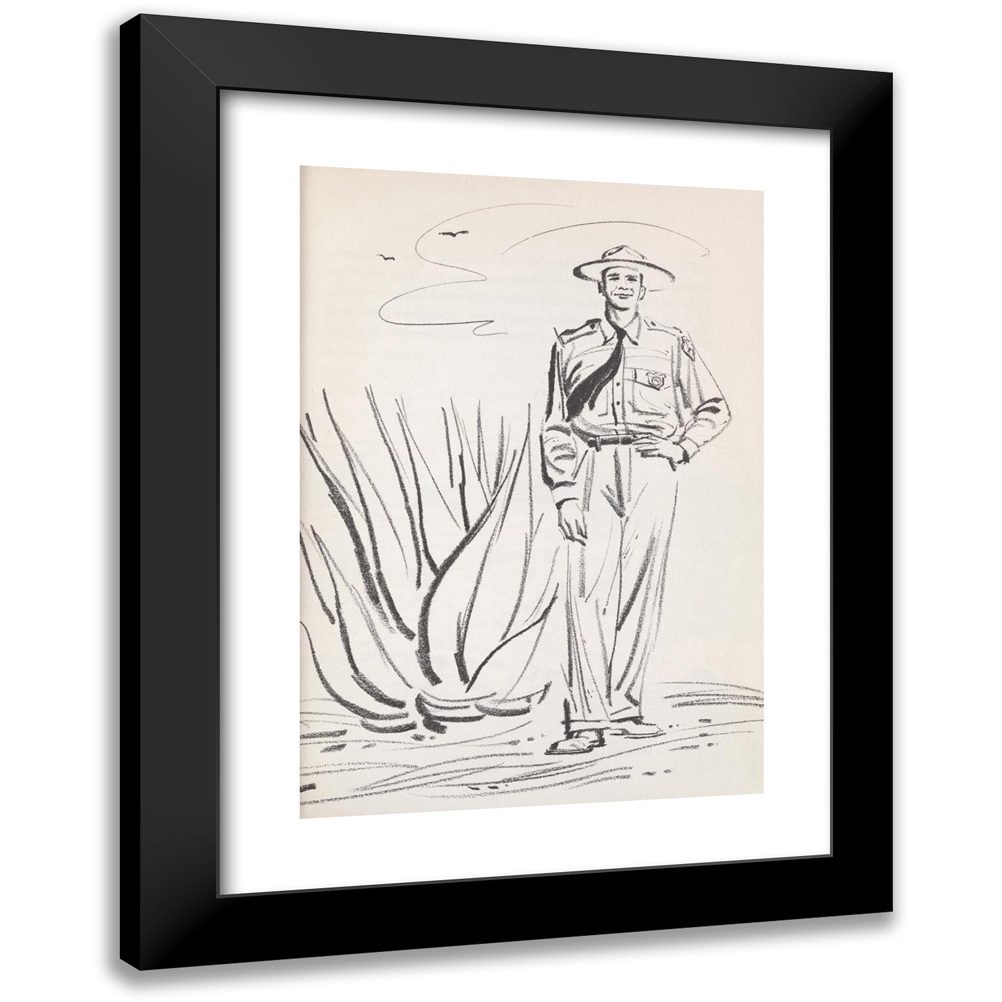 Don Lambo 14x18 Black Modern Framed Museum Art Print Titled - Getting ...