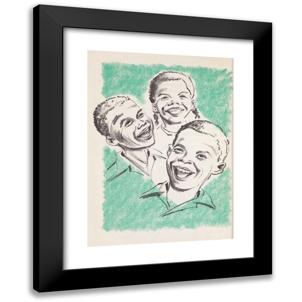 Don Lambo 14x18 Black Modern Framed Museum Art Print Titled - Getting ...
