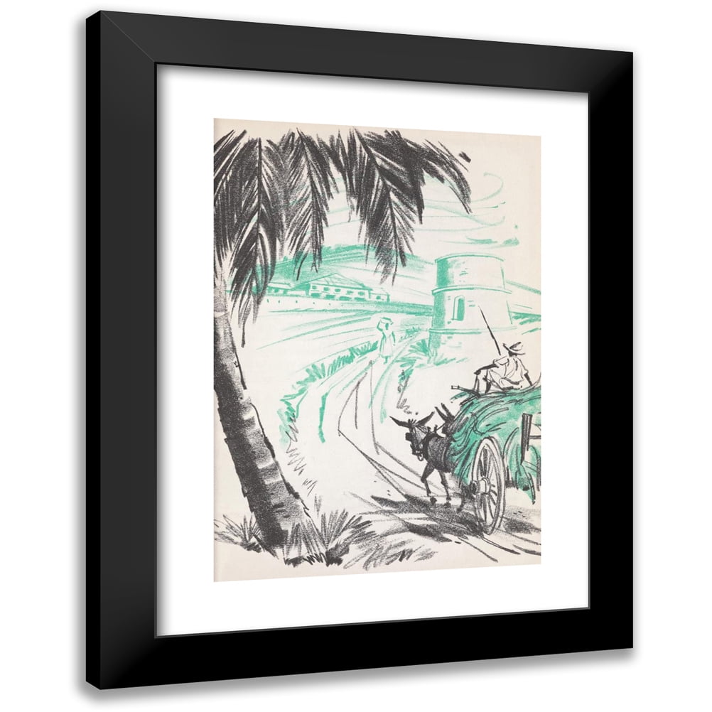 Don Lambo 14x18 Black Modern Framed Museum Art Print Titled - Getting ...