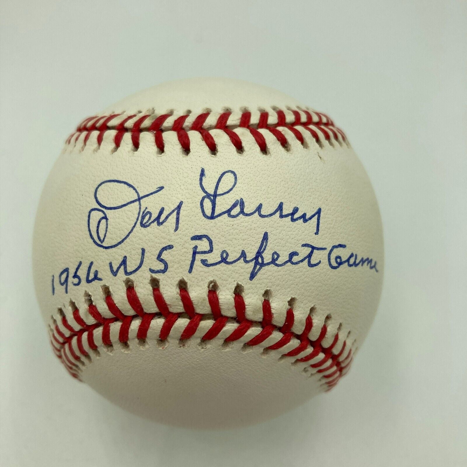 Don Larsen 1956 World Series Perfect Game Signed Official Baseball JSA ...