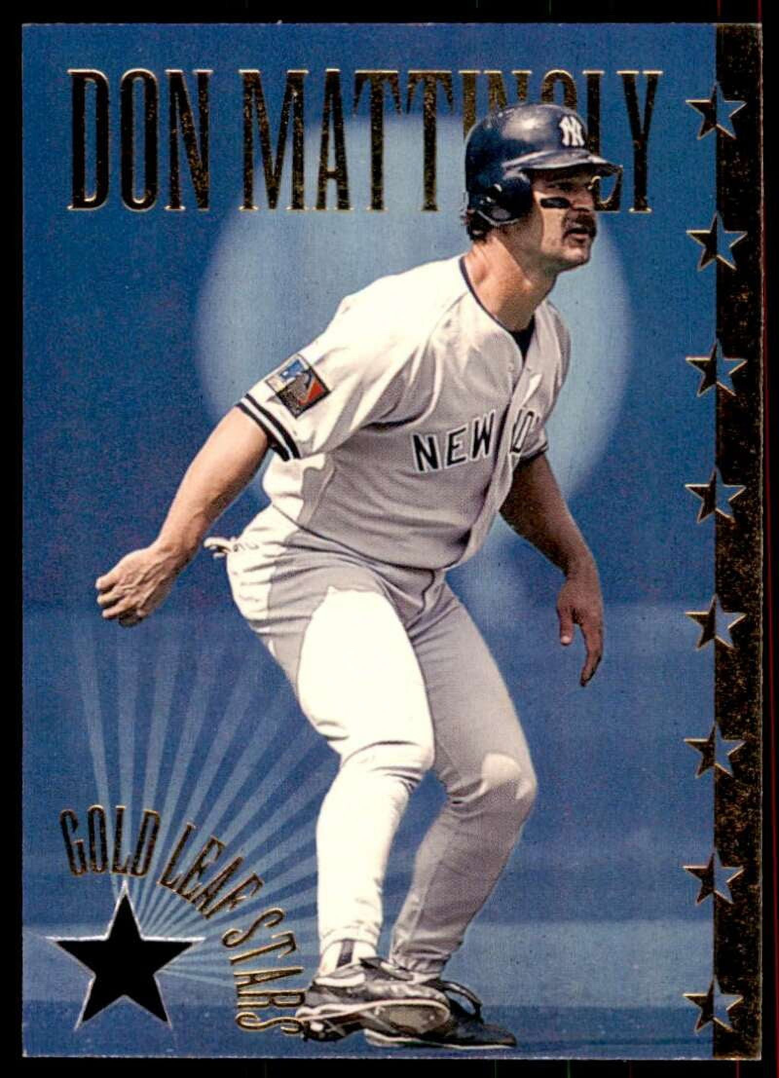 Don Mattingly Card 1995 Leaf Gold Stars #6 - Walmart.com