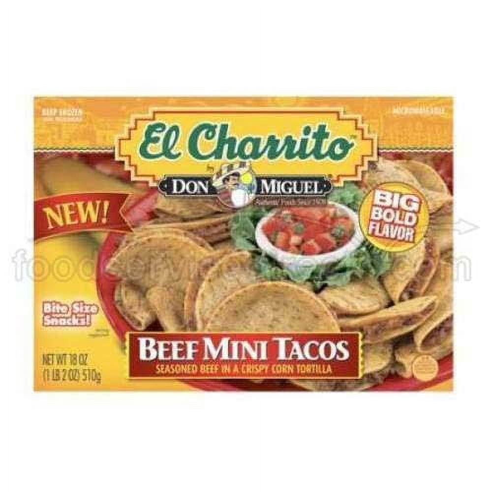 Don Miguel Mini Mexicanos Beef Taco, 0.7 Ounce - 120 per case, Easy-To ...