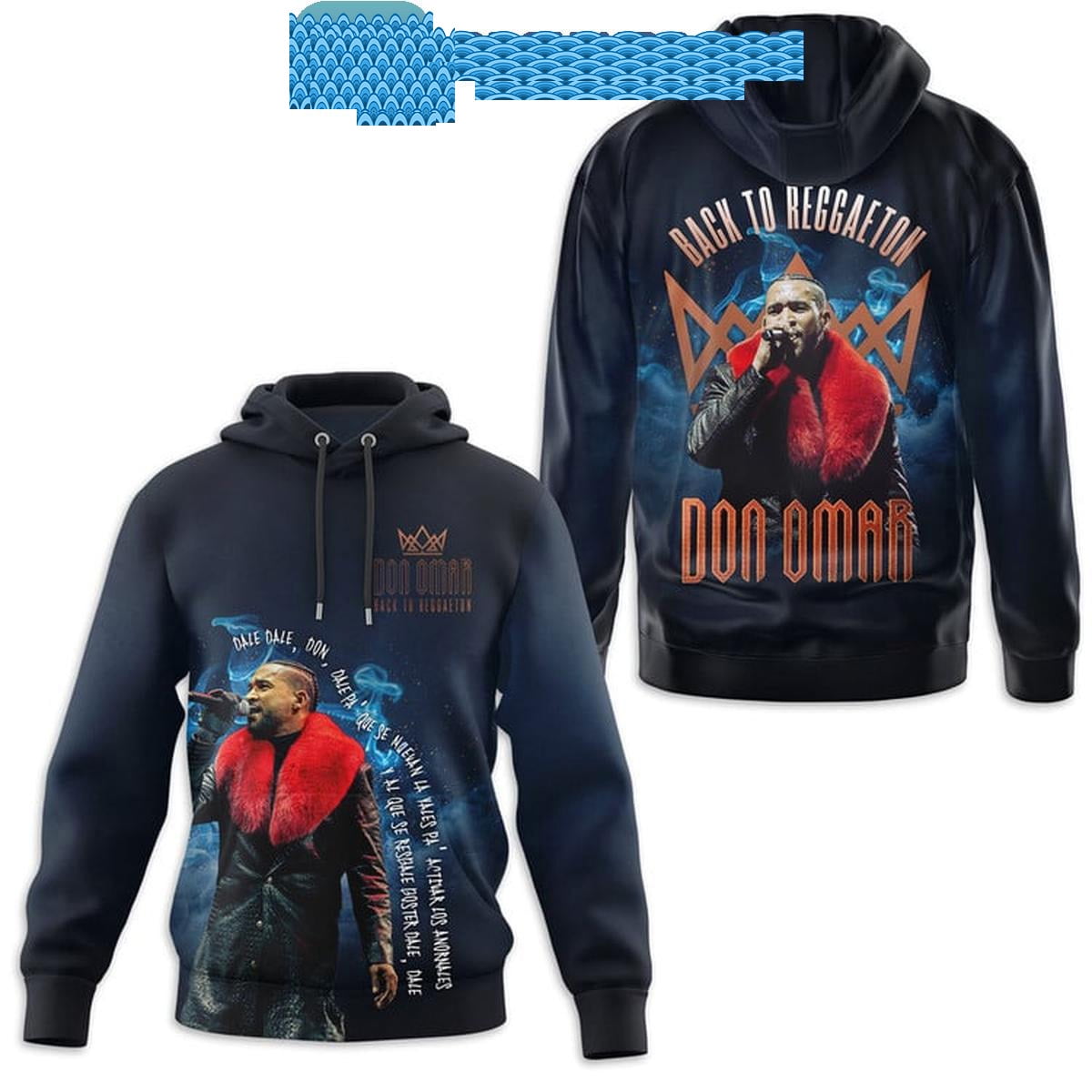 Don Omar Back To Reggaeton Hoodie T-Shirt - Walmart.com