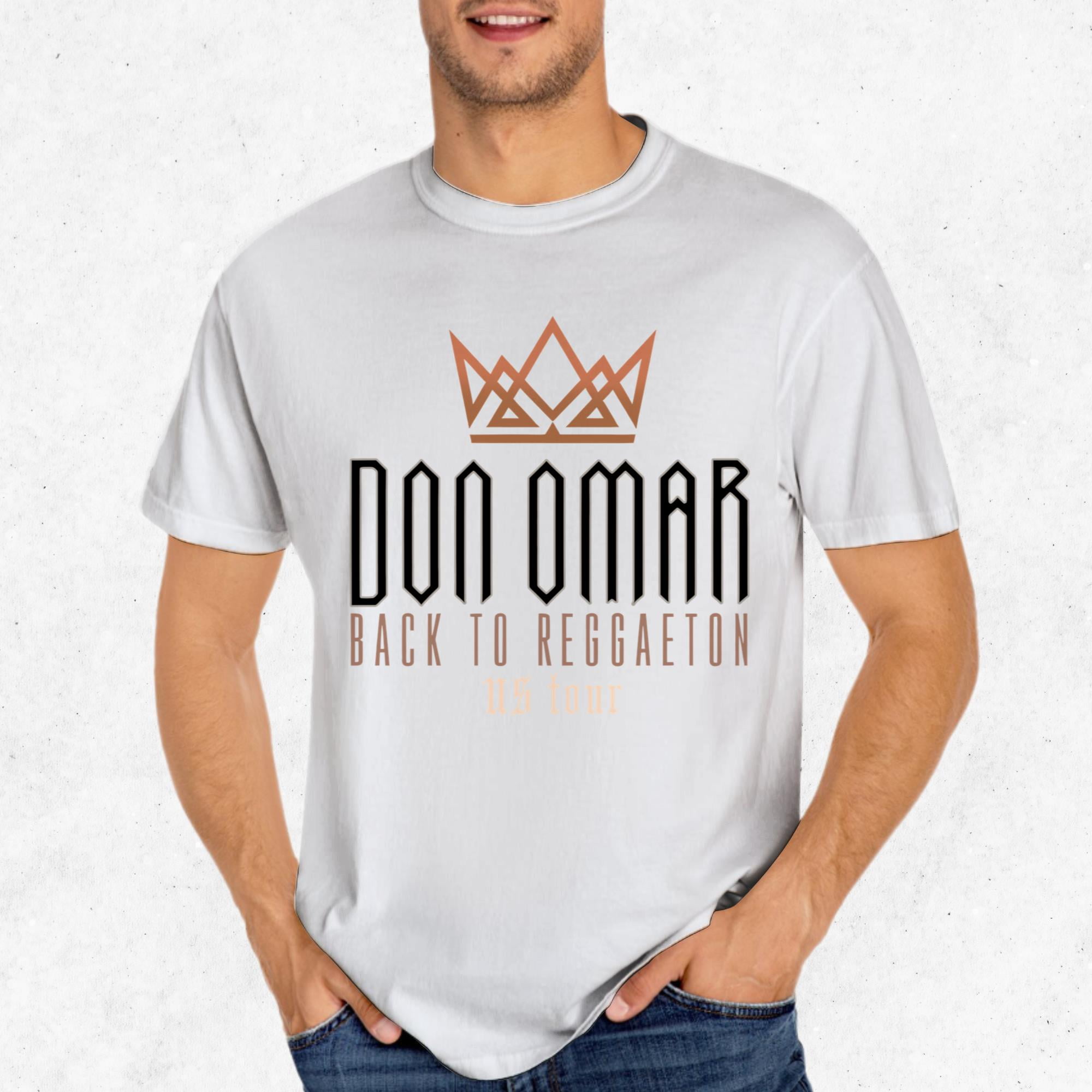 Don Omar Back to Reggaeton US Tour 2024 T-Shirt - Official Concert Merch Unisex All Size ...