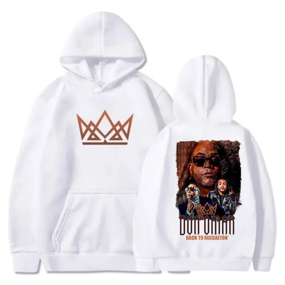 Don Omar Hoodies Back to Reggaeton 2024 Tour Merch Women Men Long ...