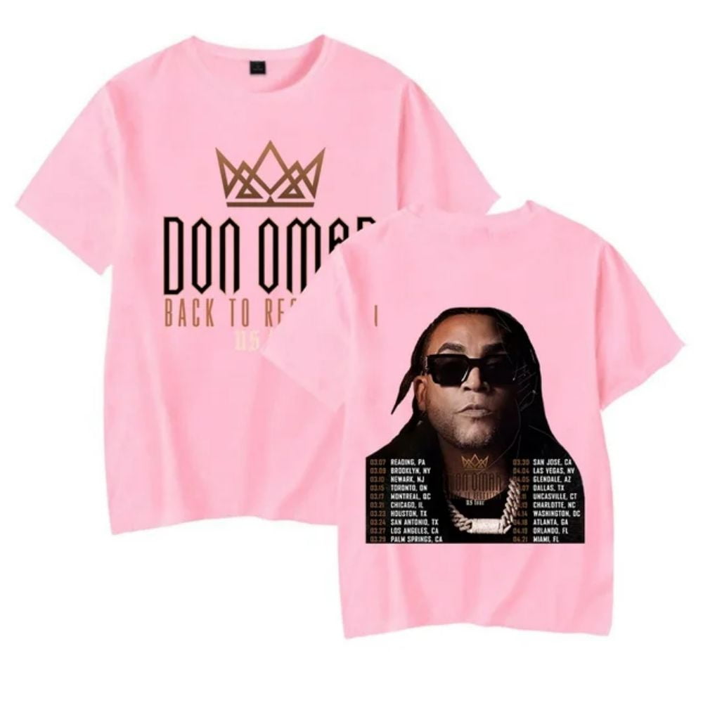 Don Omar Tshirt Back To Reggaeton Tour 2024 Merch Summer For Men/Women ...
