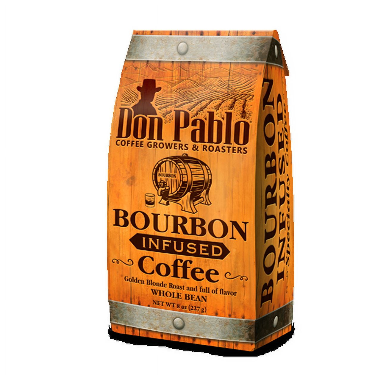 Don Pablo Bourbon Infused Coffee 8 oz (Pack Of 12) - Walmart.com