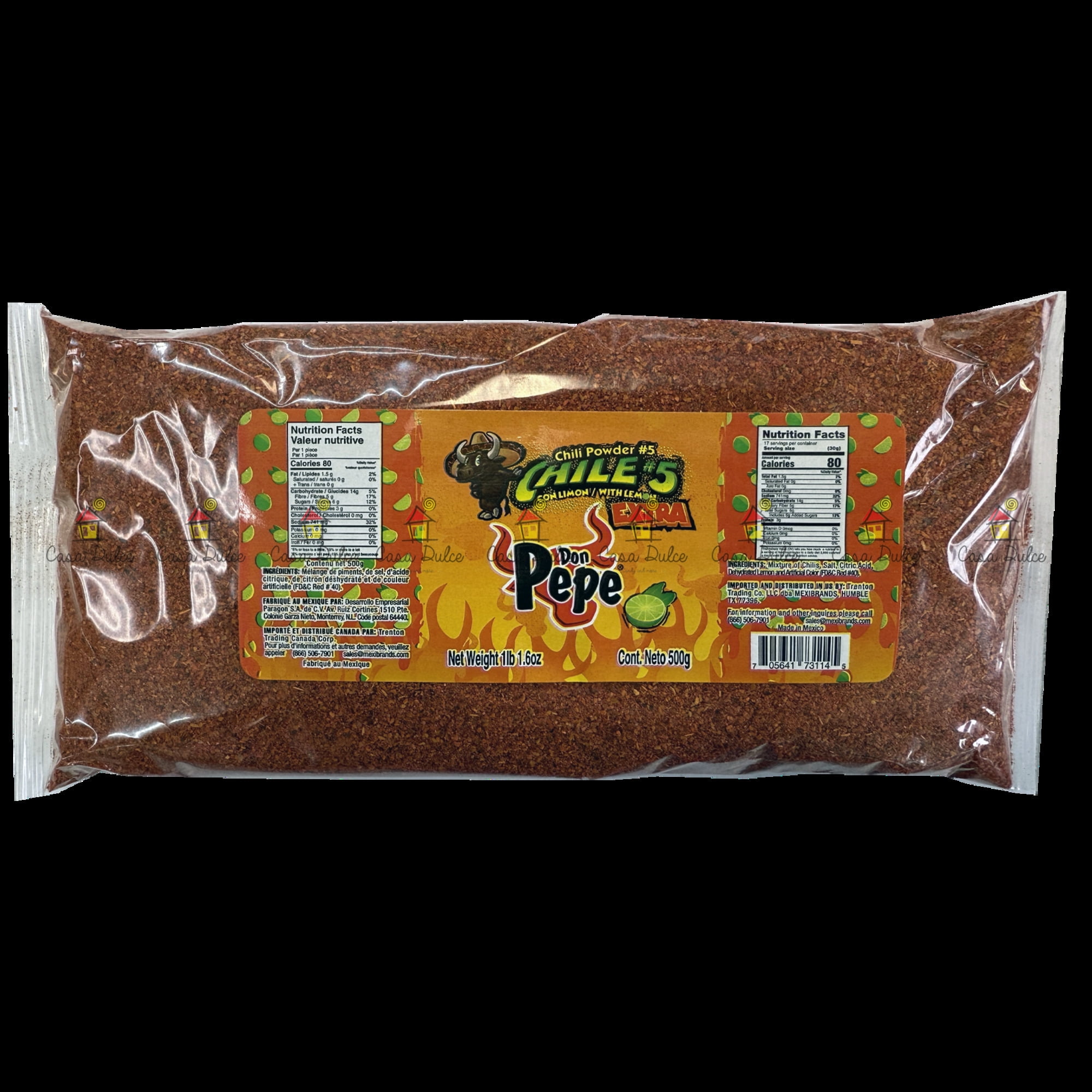 Don Pepe - #5 Chili Extra W/ Lemon 21/1.1lbs - Walmart.com