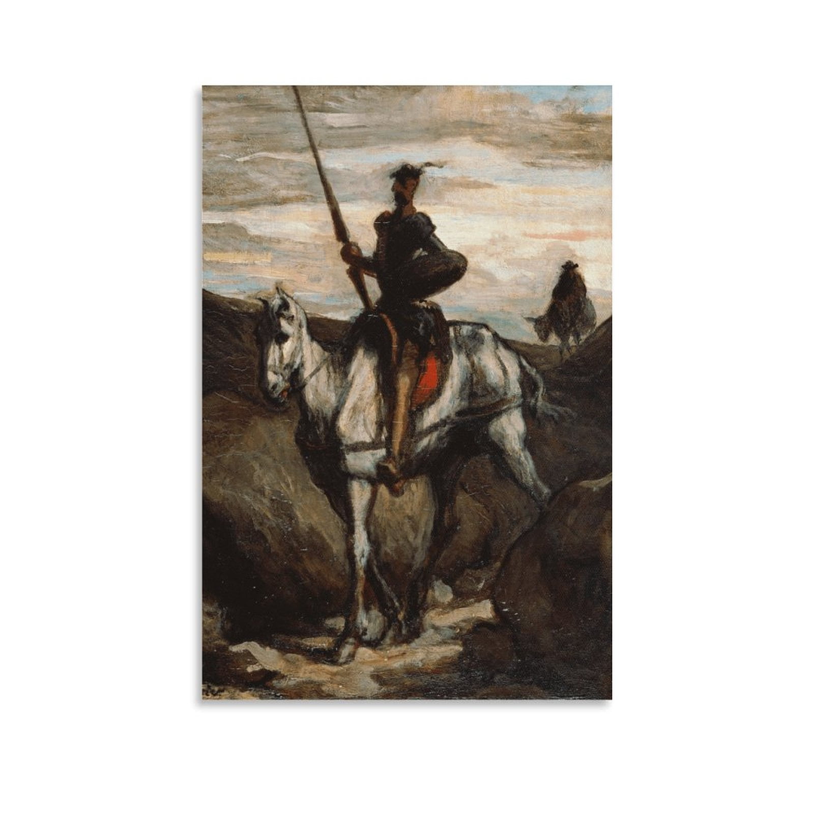 Don Quijote De Picasso Painting Poster (23) Canvas Art Poster and Wall ...