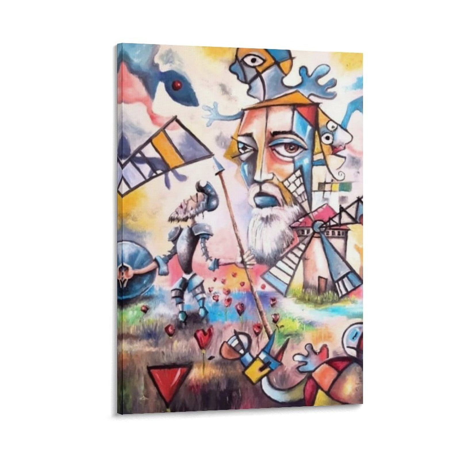 Don Quijote De Picasso Painting Poster (24) Painting On Canvas Wall Art ...