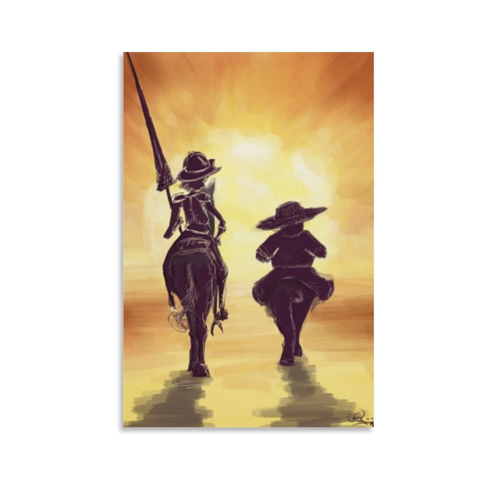 Don Quijote De Picasso Painting Poster (31) Home Decor Poster Wall Art ...