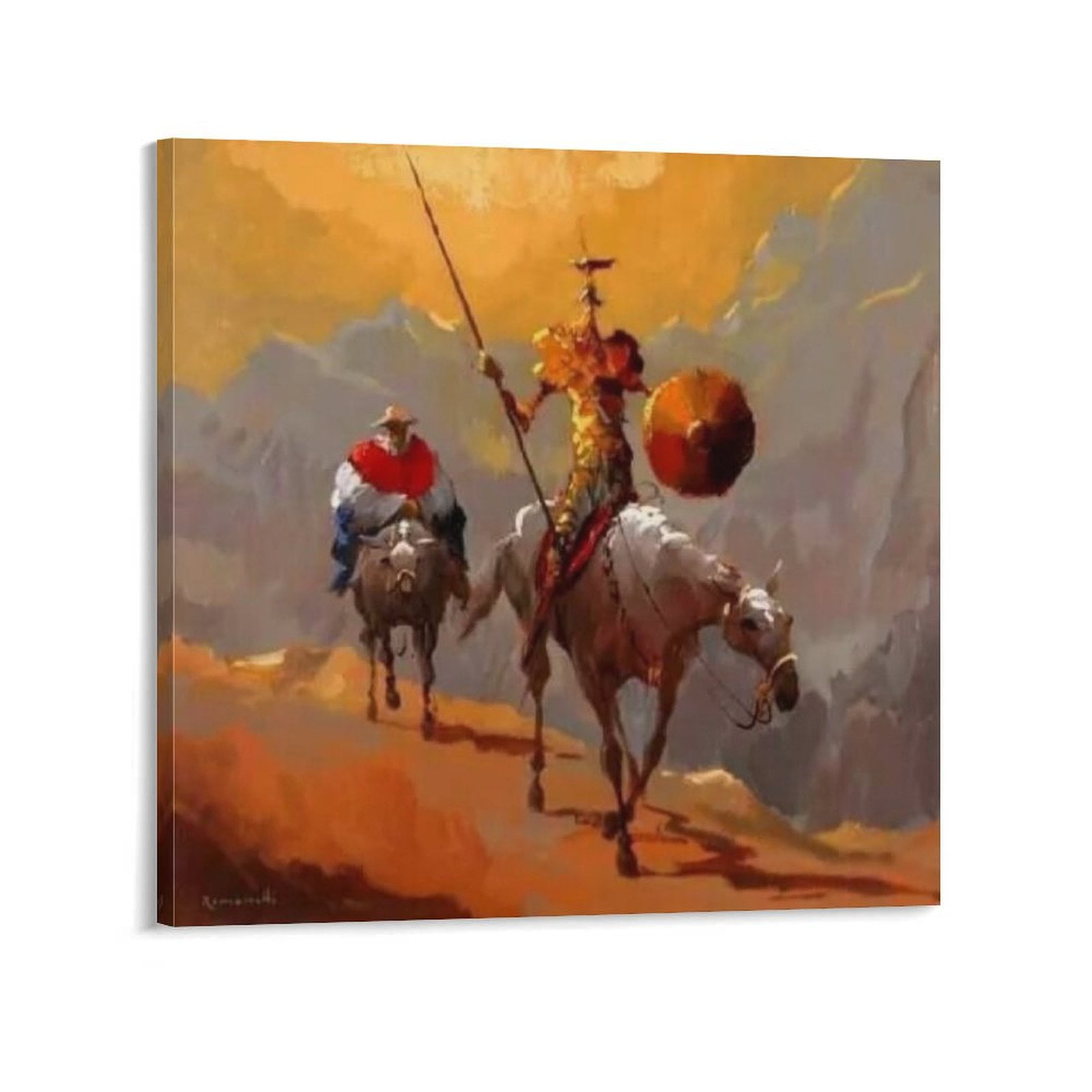 Don Quijote De Picasso Painting Poster (36) Wall Art Poster Gifts ...