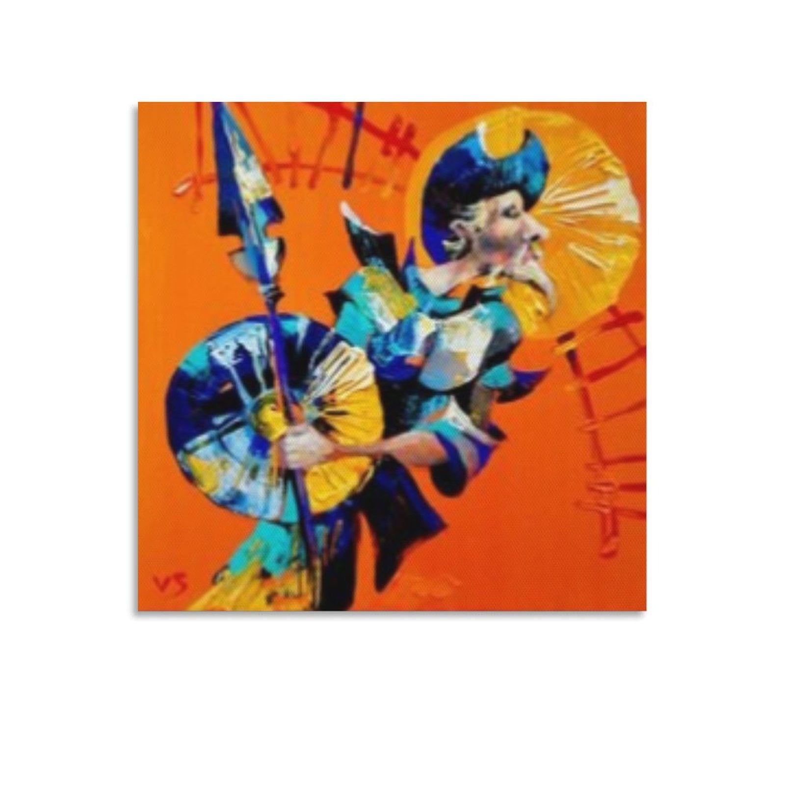 Don Quijote De Picasso Painting Poster (4) Posters Art Print Wall Photo ...