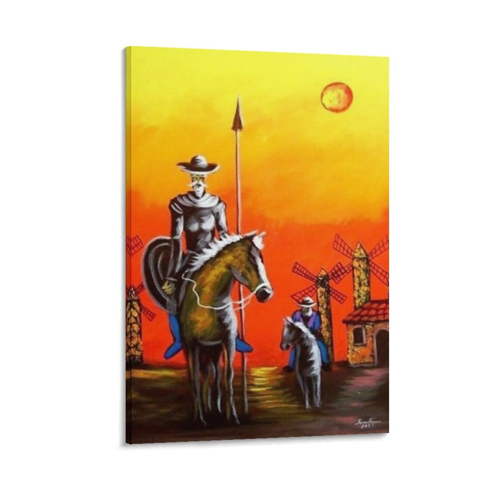 Don Quijote De Picasso Painting Poster (40) Painting On Canvas Wall Art ...