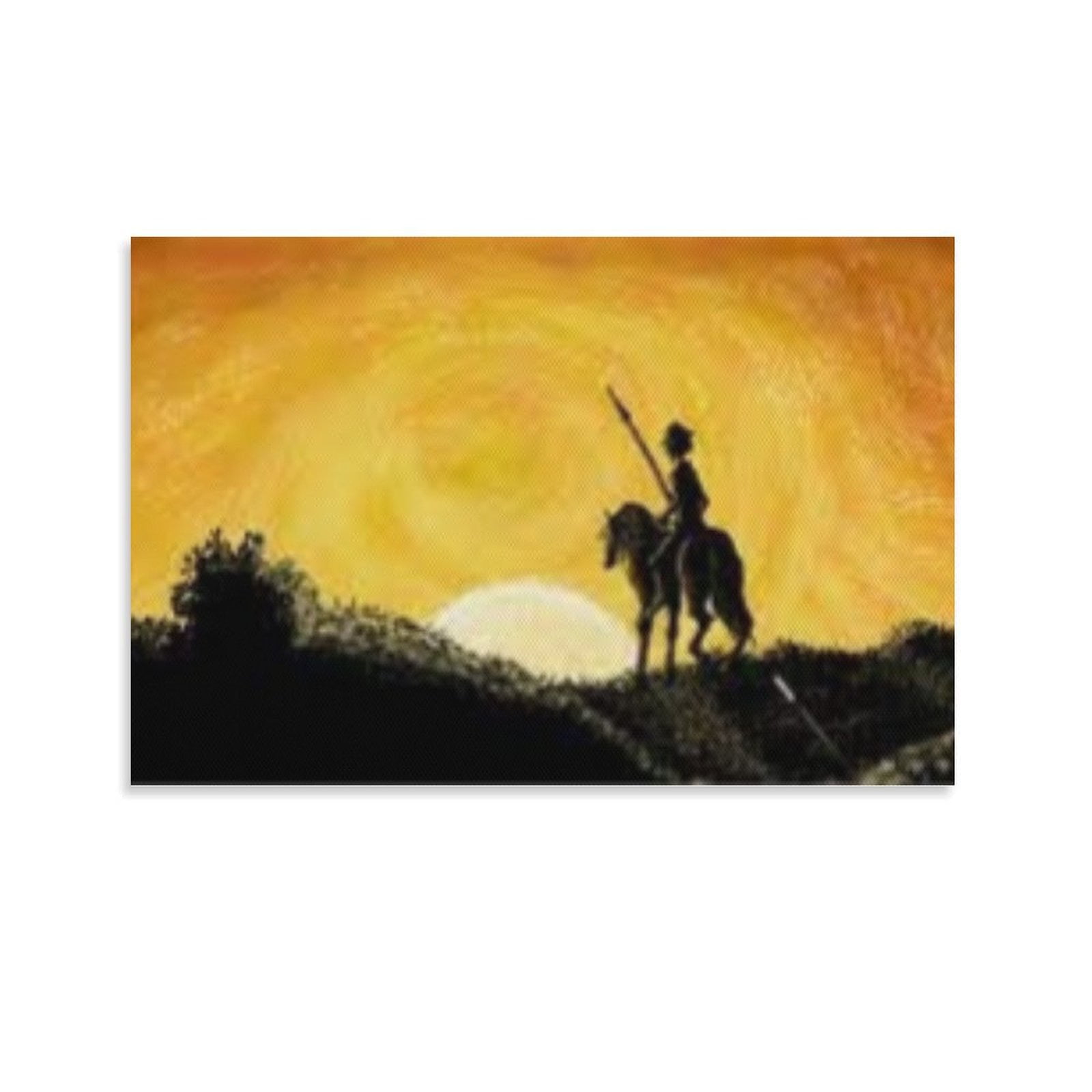 Don Quijote De Picasso Painting Poster (53) Canvas Wall Art Poster ...