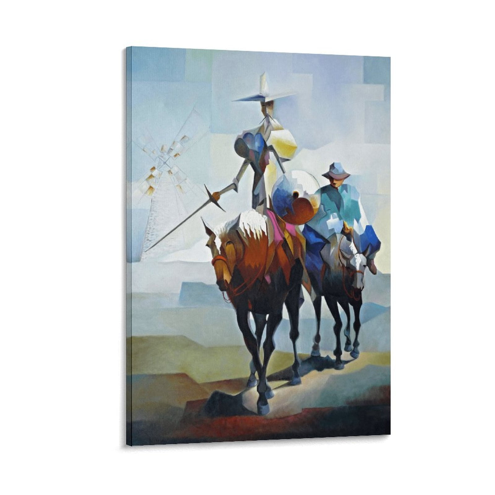 Don Quijote De Picasso Painting Poster (9) Artworks Picture Print ...