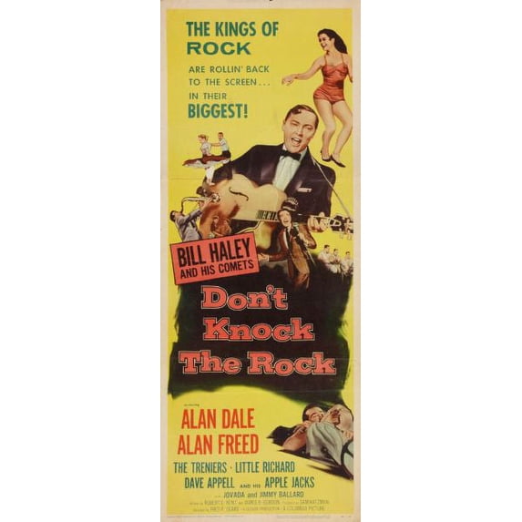 Don?T Knock The Rock Poster Movie Poster Insert 14"x36" Multi-Color ...