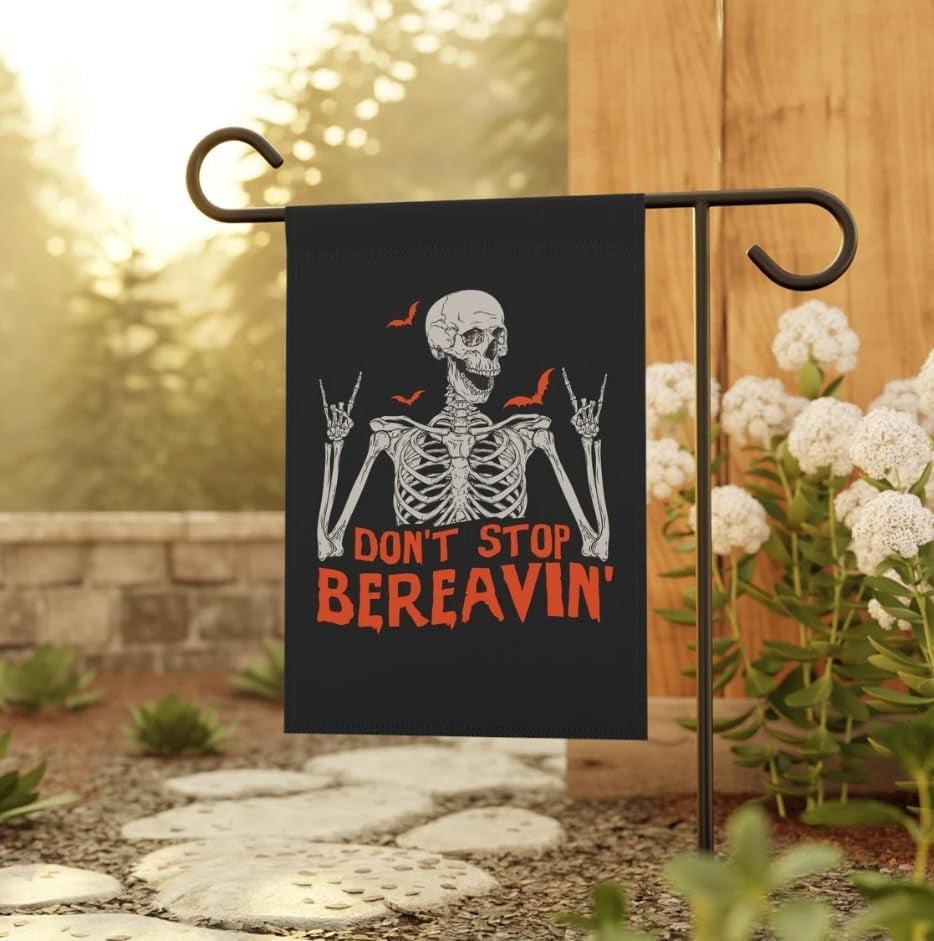 Don'T Stop Bereavin Art Skeleton Spooky Season Halloween Skull Fall ...