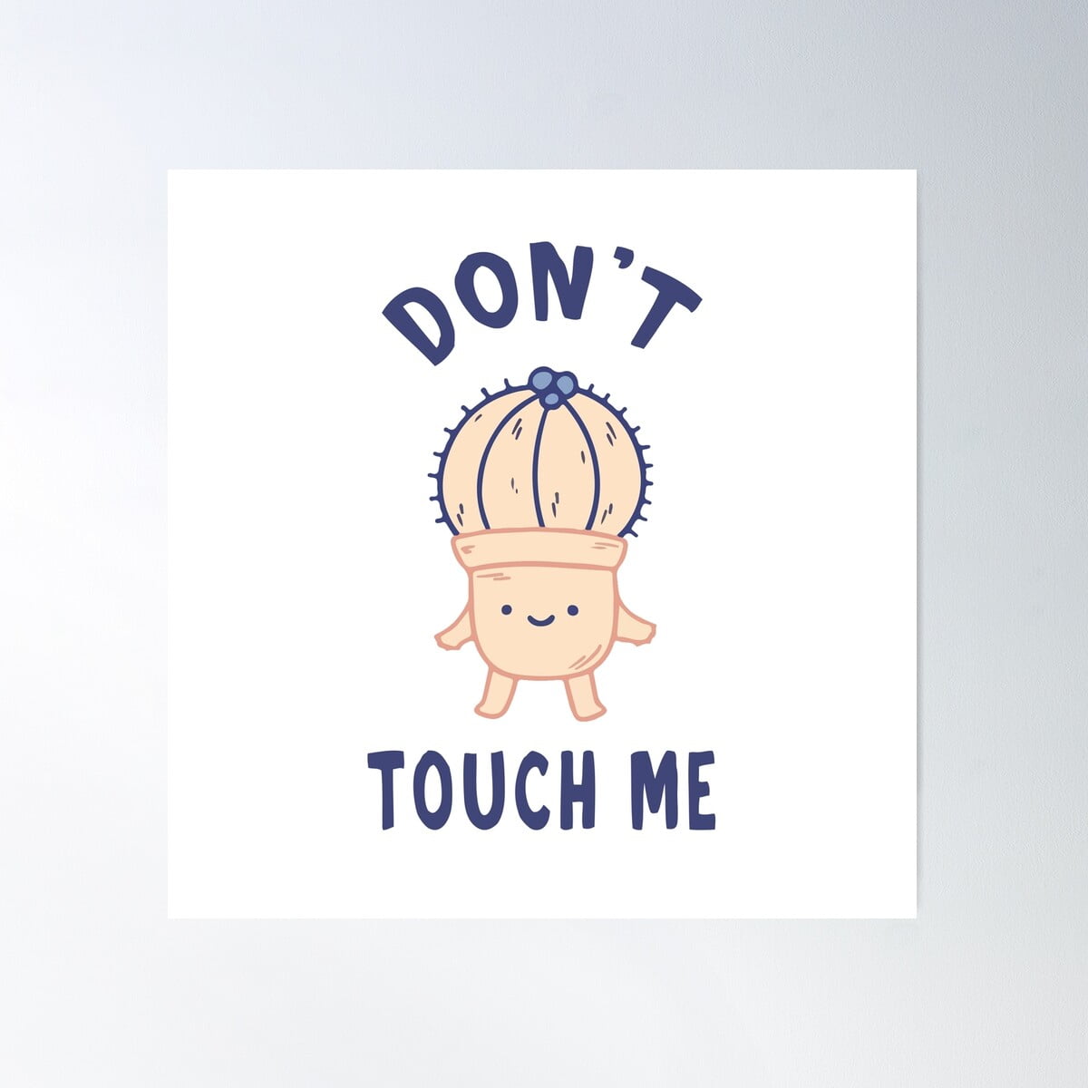 Don'T Touch Me Poster Wall Art, Modern Wall Decor For Living Room ...