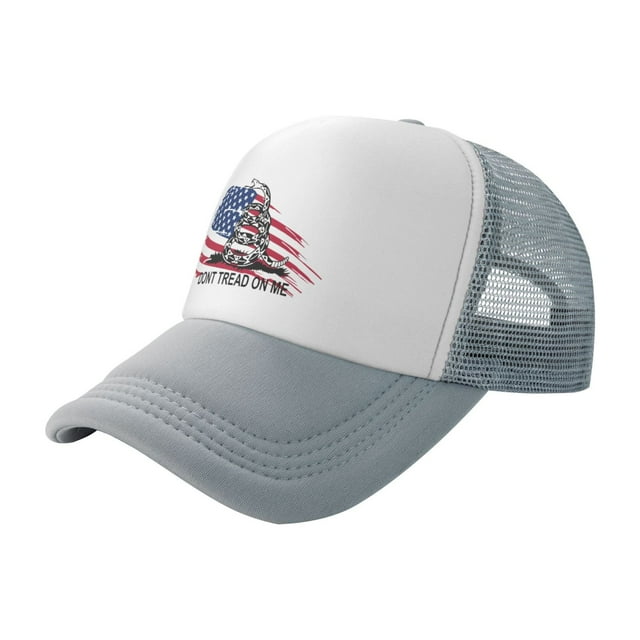 Don'T Tread On Me Mesh Unisex Adult Trucker Caps Fishing Adjustable Cap ...