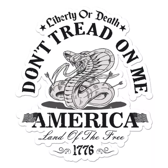 Don'T Tread On Me Sticker Phone Decal Water Bottle Stickers Car Decals ...