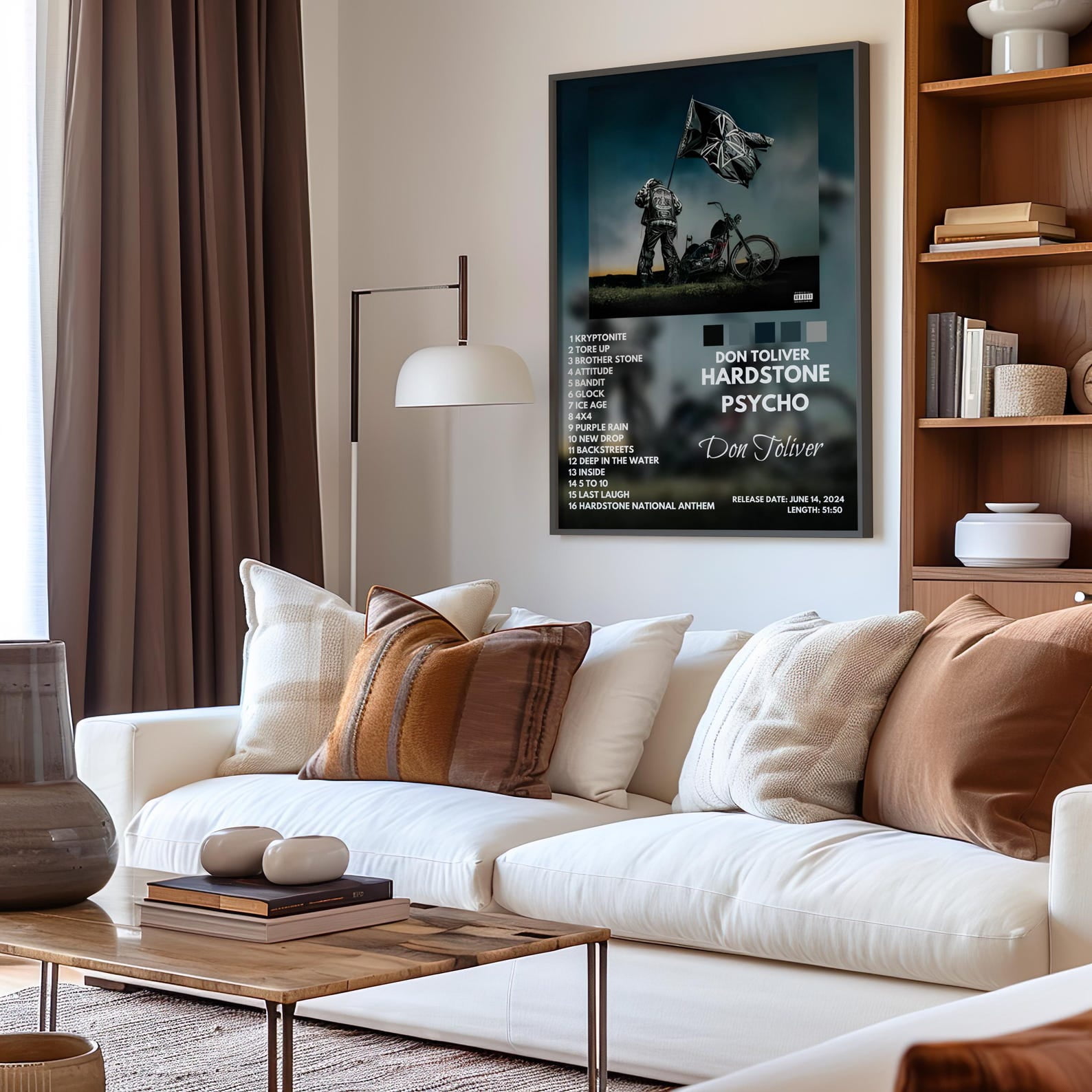 Don Toliver 2024 Album Poster, Hardstone Psycho Hip Hop Aesthetic Art, Size 24x36 Unframed ...