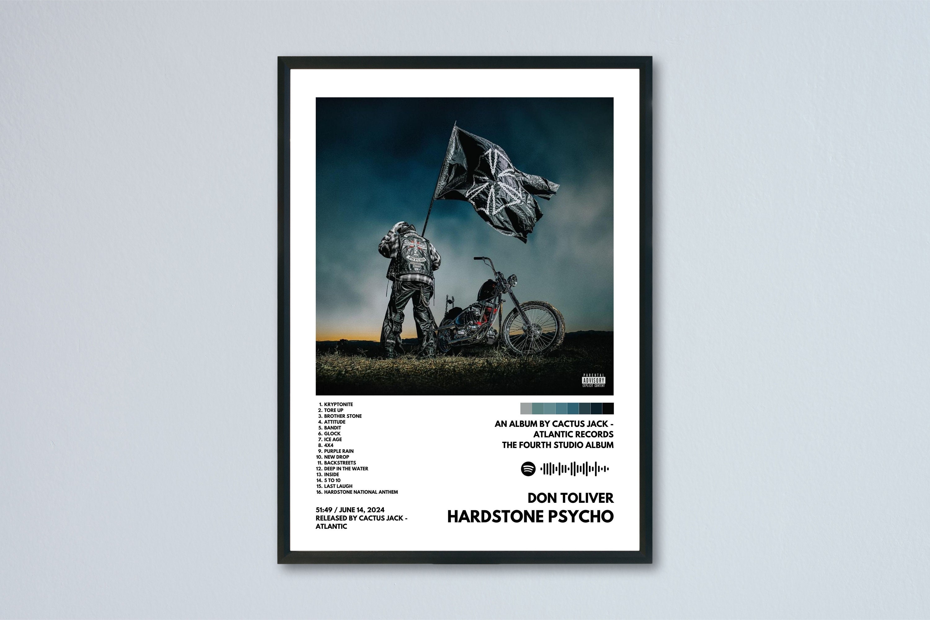 Don Toliver - Hardstone Psycho Album Poster / Album Cover Poster / Wall ...