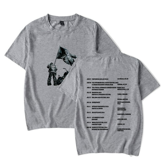 Don Toliver Hardstone Psycho Tour 2024 T shirt CrewneckTee Shirt ...