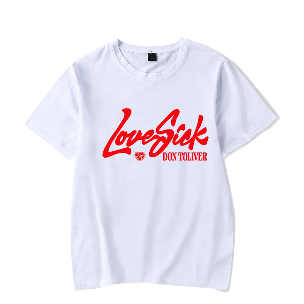 Don Toliver Love Sick T-shirt Rapper Merch Women Men Casual Short ...